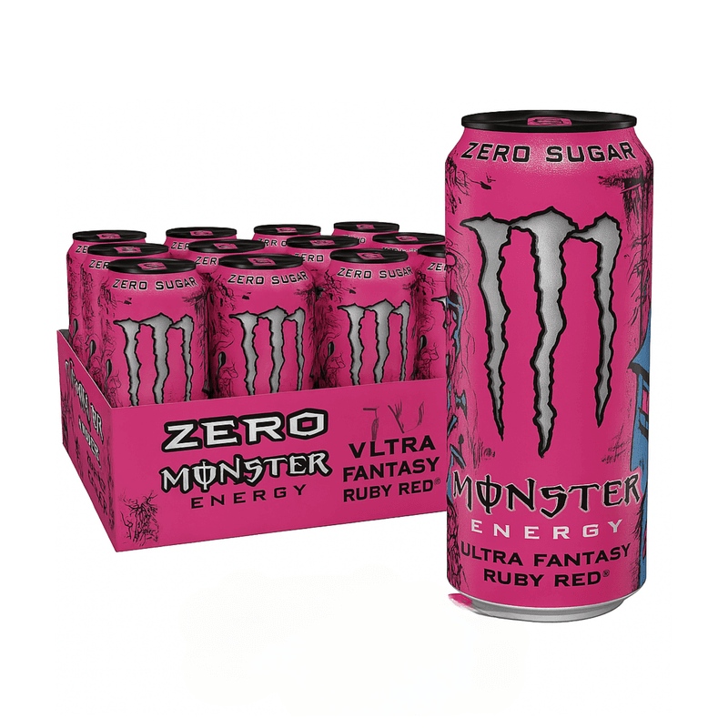 Monster Energy Ruby Red Ultra Fantasy 12x500ml | Monster Energy | Fri frakt over 500,-